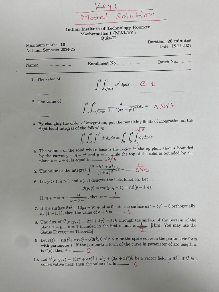 Dsa Quiz Pdf