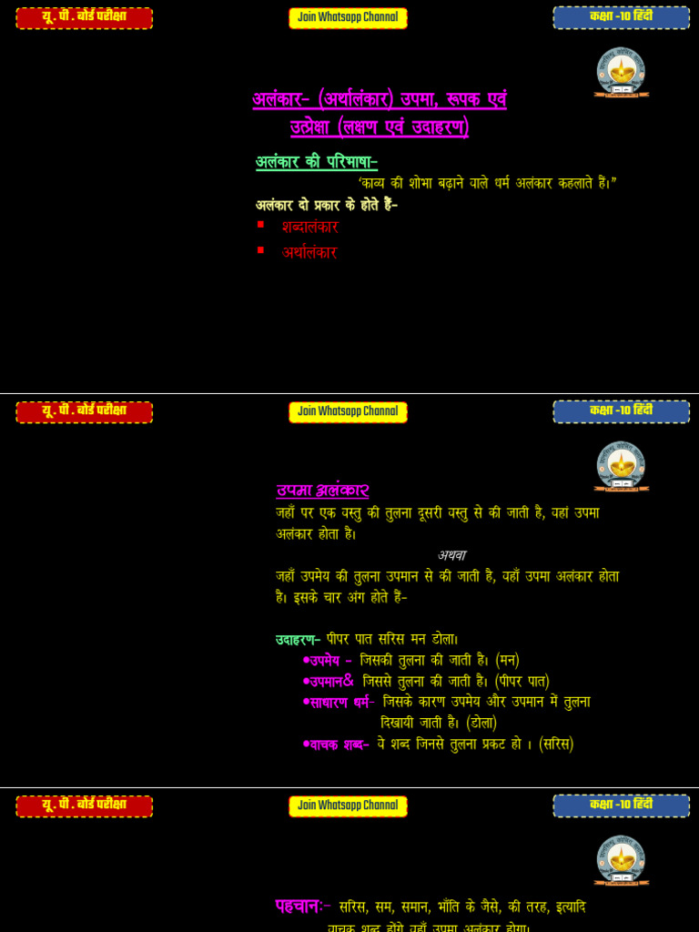 Alankaar-Class-10 | PDF