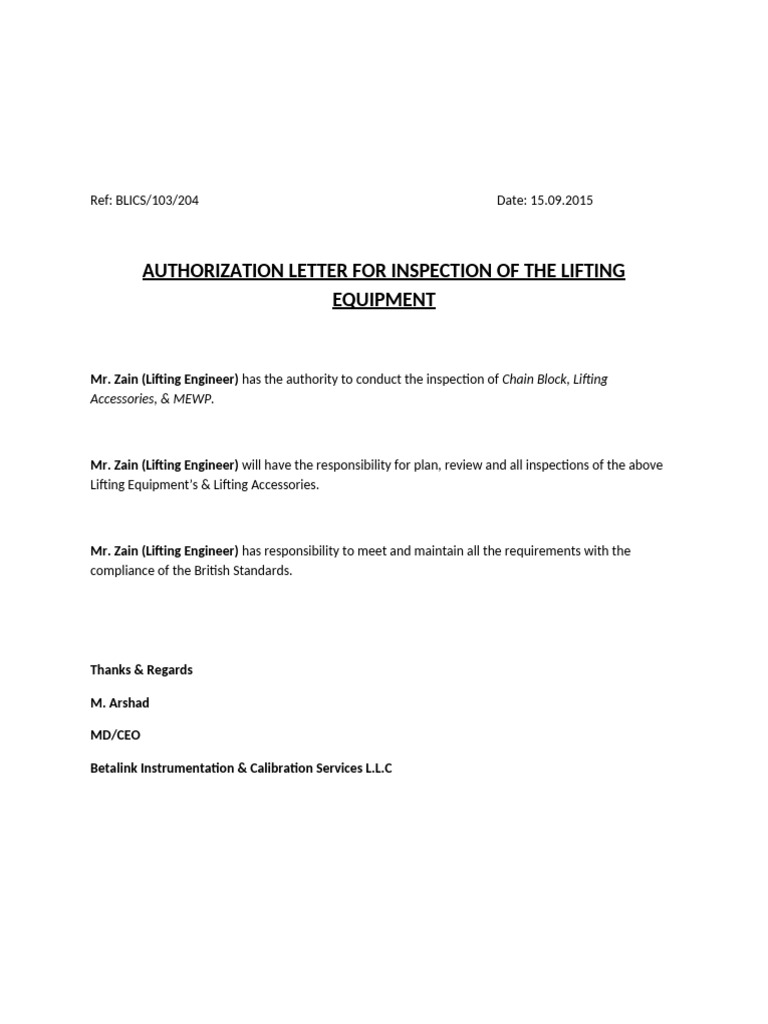 04 Authorization Letter Zain | PDF