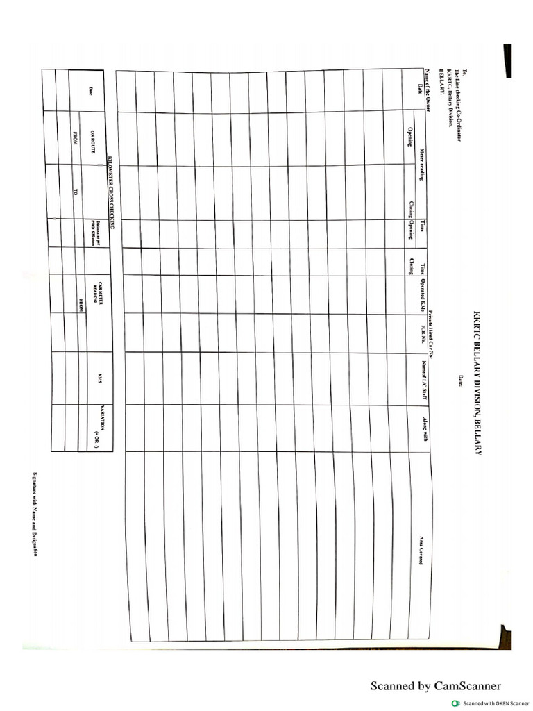 Car Bill Formate | PDF