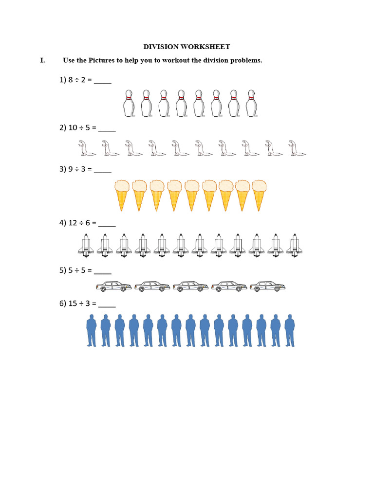 Division Worksheet for Students | PDF