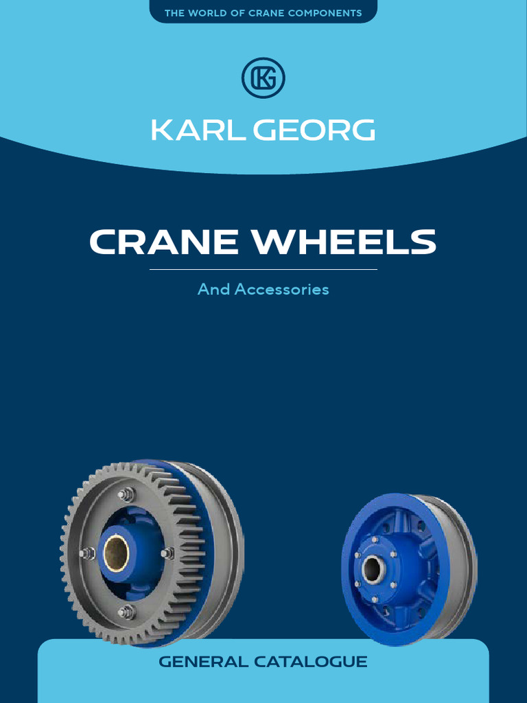 KG Catalogue Crane Wheels en Web | PDF | Bearing (Mechanical) | Axle