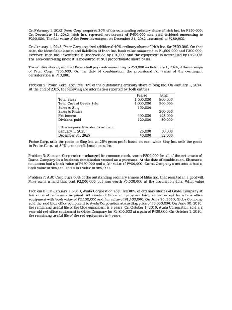 ABC Final Exam Problems | PDF