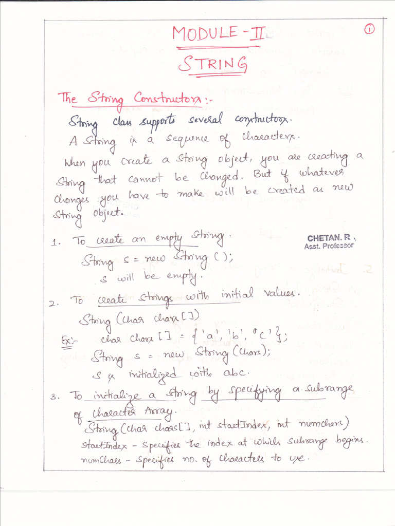 Module 2 Strings | PDF