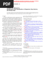Pinhole Test for Dispersive Clay Soils | PDF | Soil | Erosion