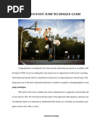 THP Jump Training Course | PDF | Foot | Force