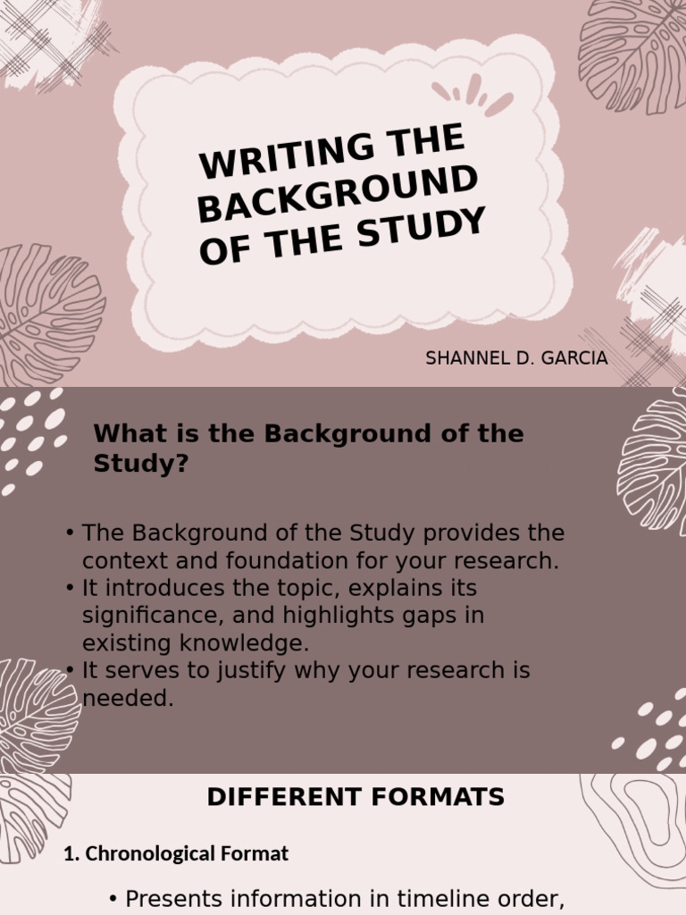 WRITING-BACKGROUND-OF-THE-STUDY-PR-REPORT | PDF | Social Media ...