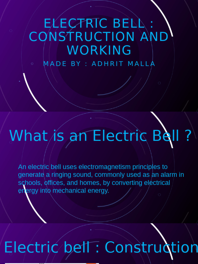 Electric Bell | PDF