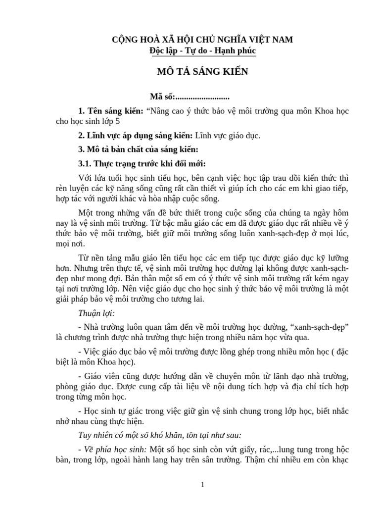 Bvmt Qua Môn Khoa Học 5 | PDF