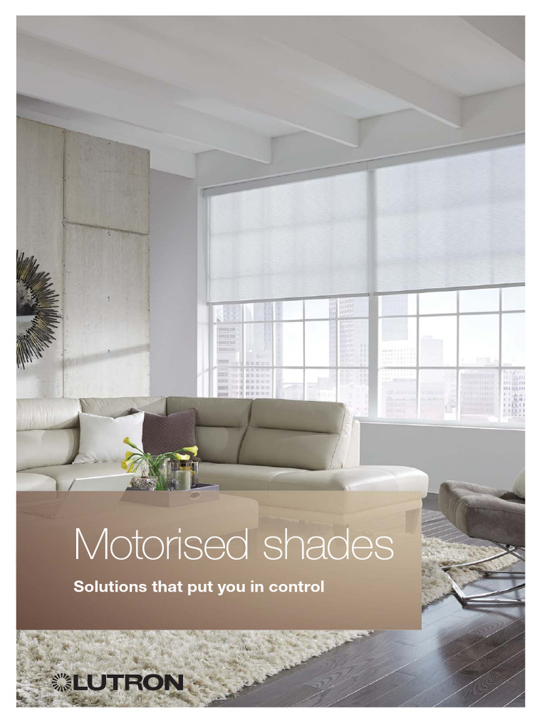 Lutron Motorised Shades | PDF | Curtain