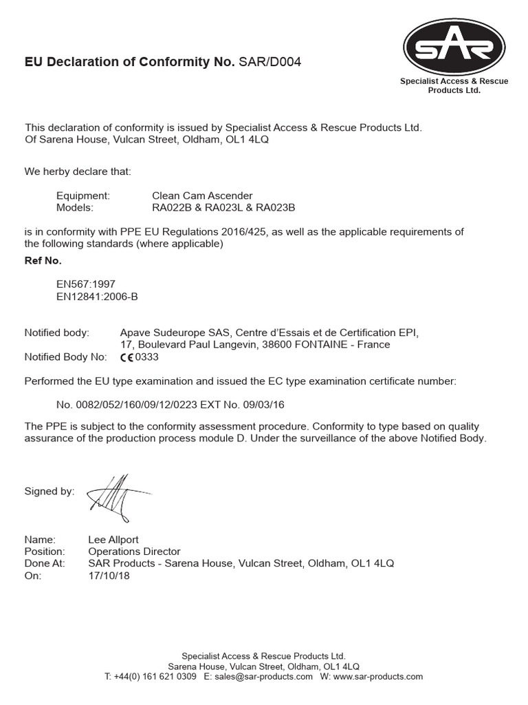 D004 Clean Cam Ascender | PDF