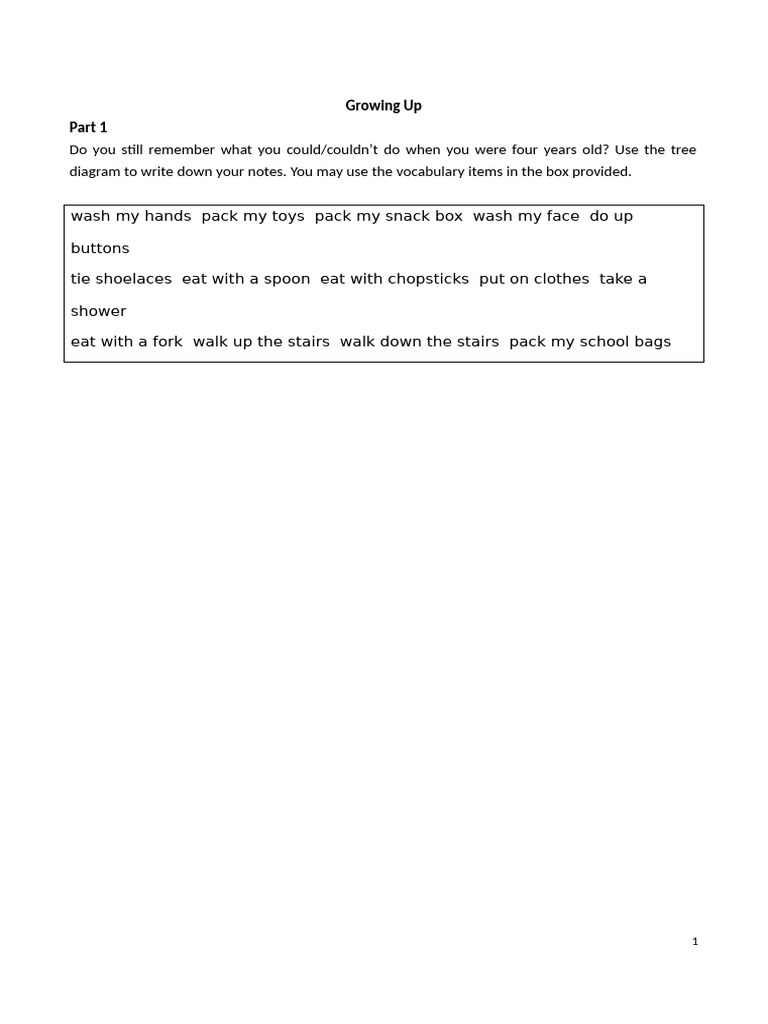 Writing_Growing Up_KS2 | PDF | Human Communication | Cognition