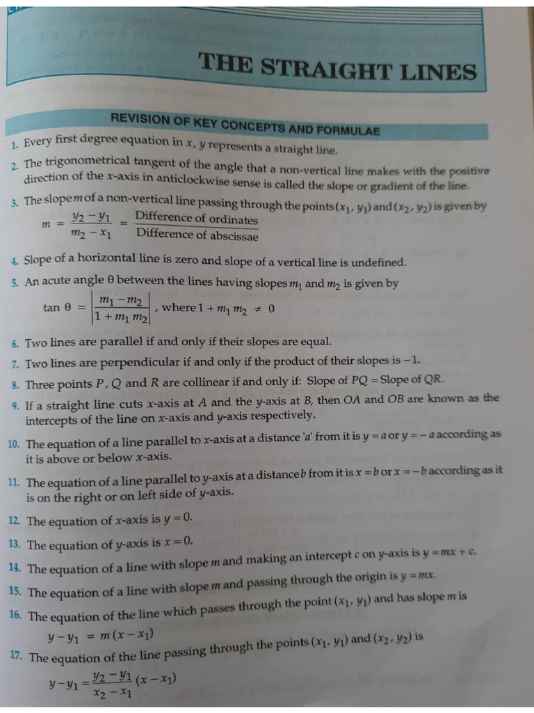 11th Straight Lines | PDF