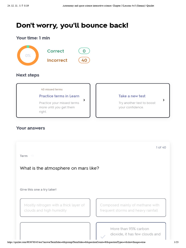 (Answer) Astronomy and Space Science Interactive Science - Chapter 3 ...