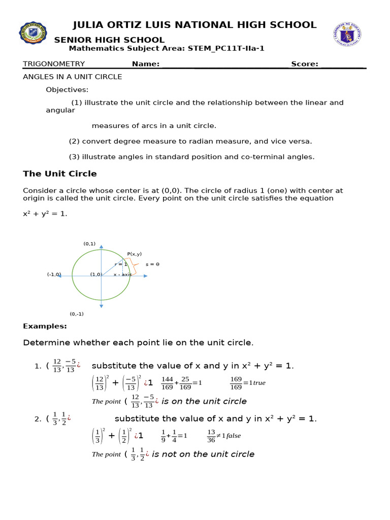 Trigonometry | PDF | Angle | Elementary Geometry