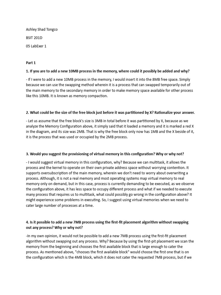 05LabExer1_tongco | PDF | Operating System | Process (Computing)