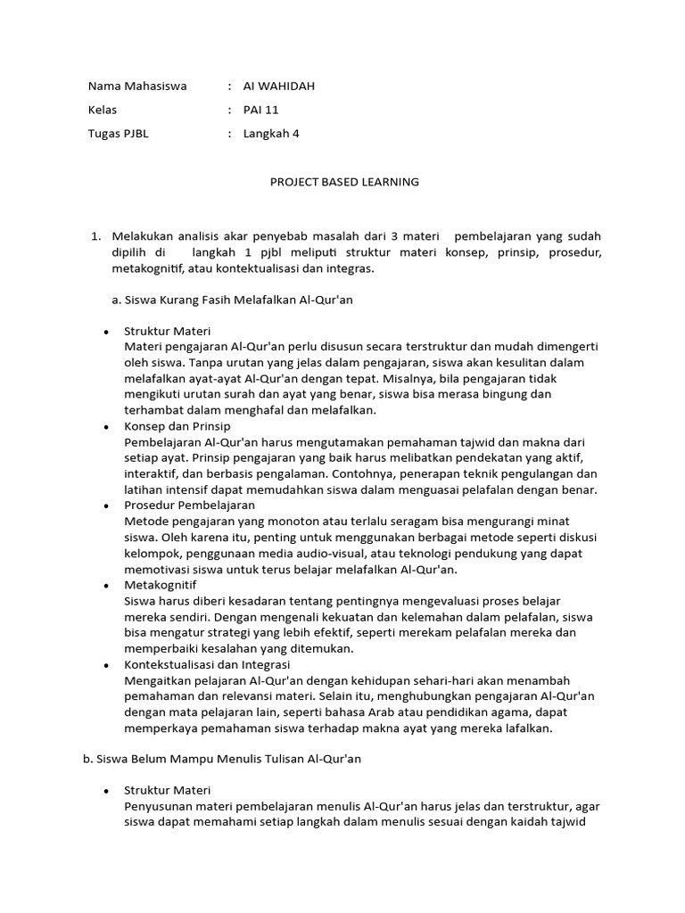 Tugas PJBL SKI-AI W PDF | PDF