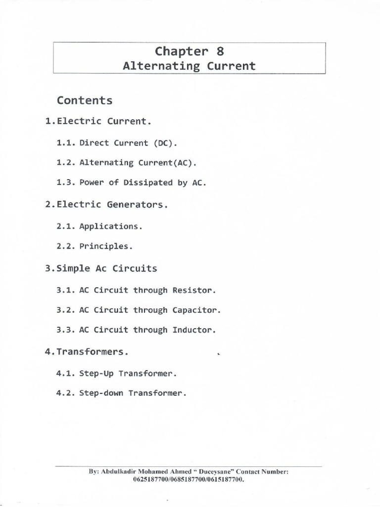 Physics G12 (Chapter 8) | PDF