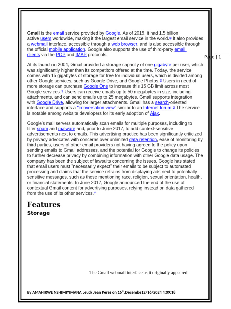 LESSONS ABOUT GMAIL | PDF | Gmail | Ios