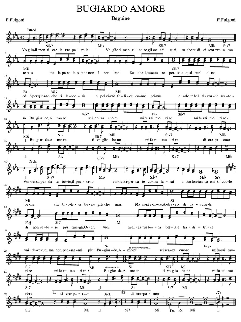 BugiardoAmore MIb | PDF