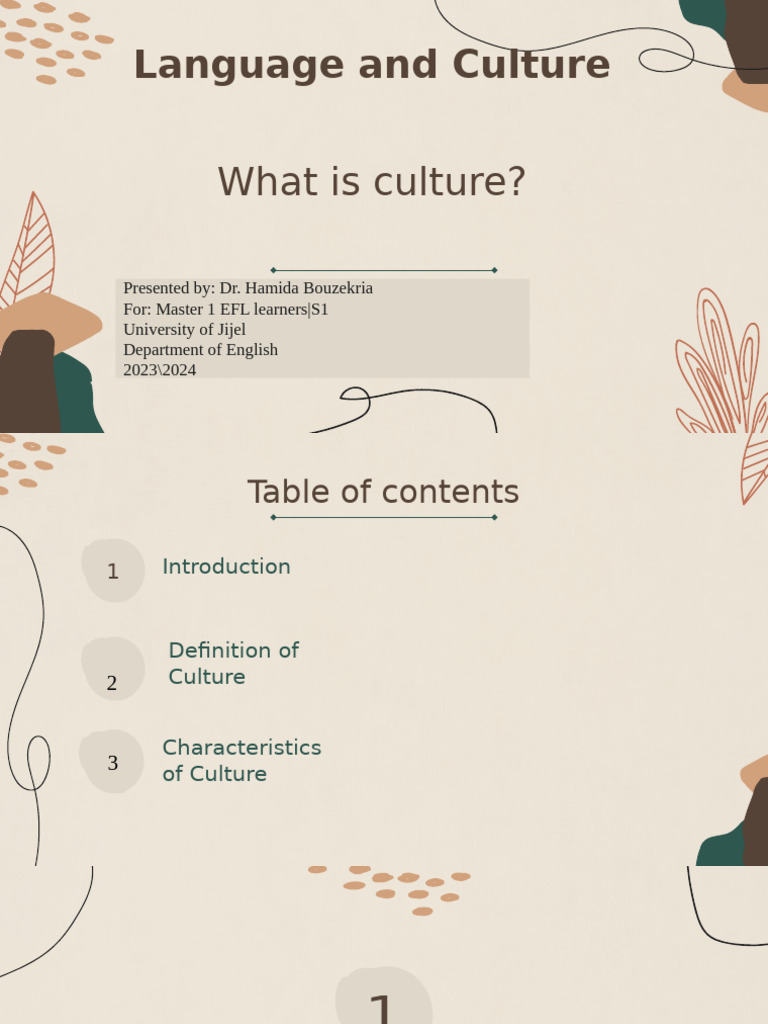 Understanding Language and Culture | PDF | Anthropology | Knowledge