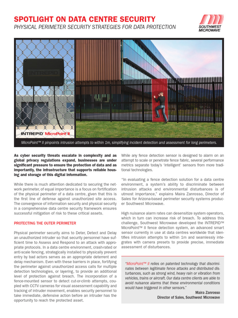 Data Center Security Article HR | PDF | Computer Security | Security