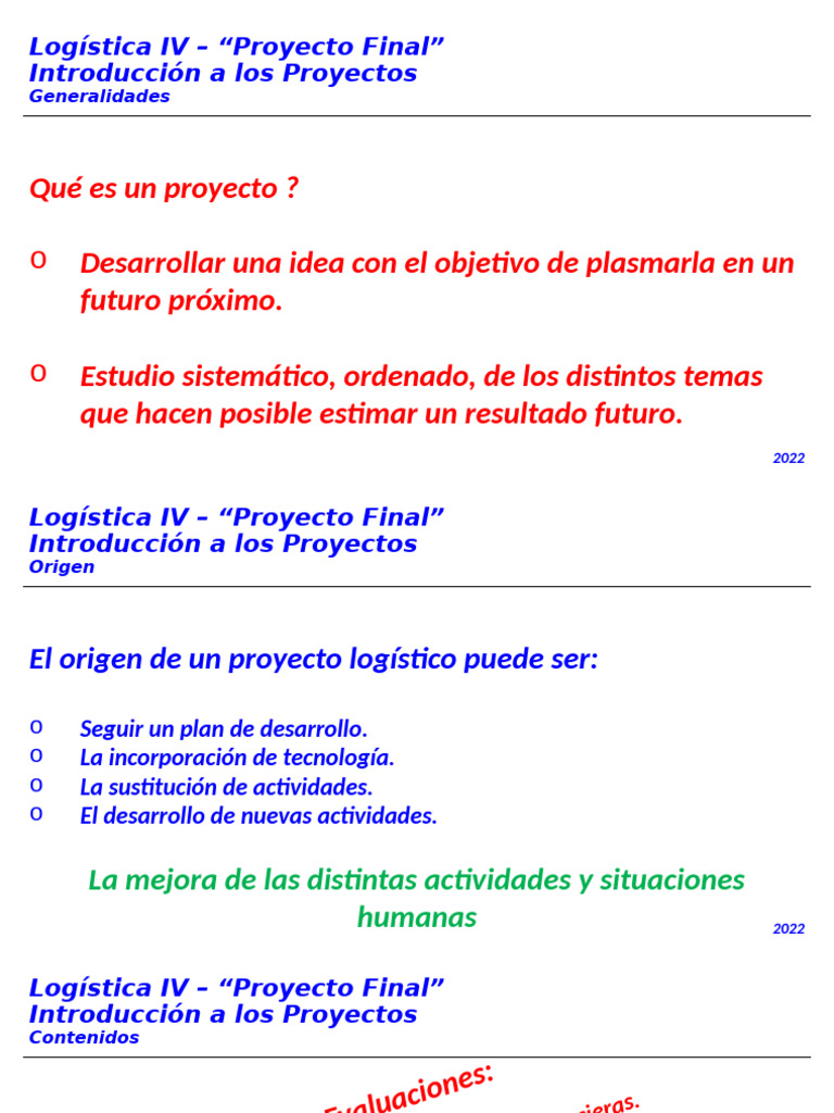 Tema 1. Introducci+¦n a Proyectos | PDF
