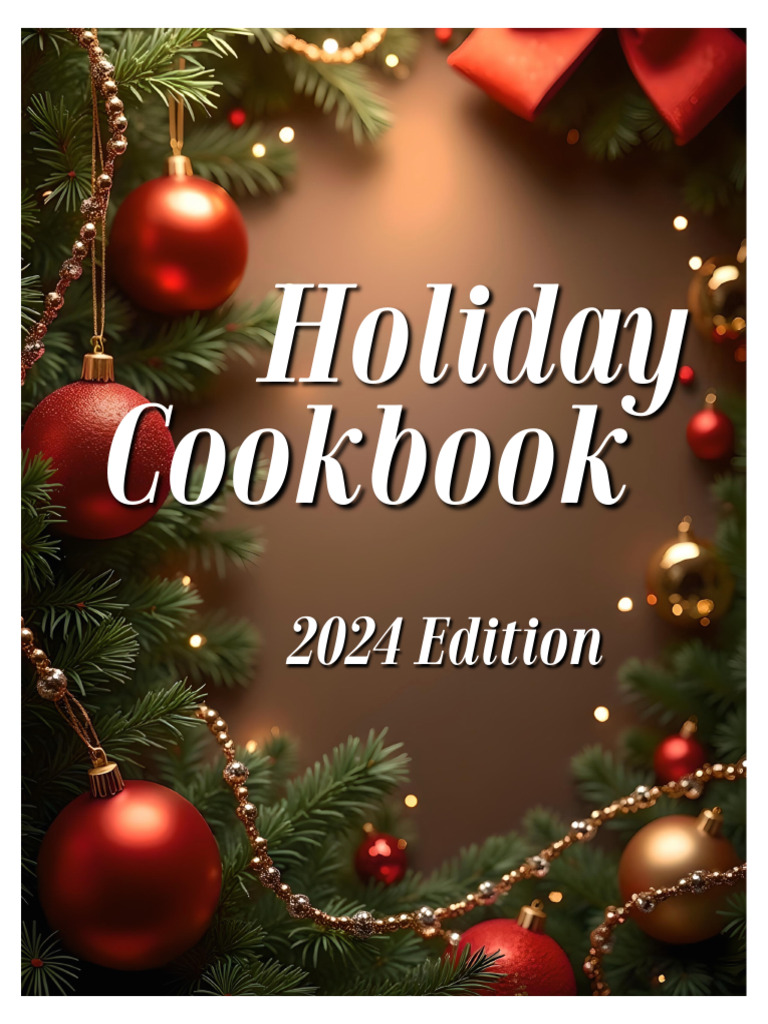 Holiday Cookbook | PDF | Cakes | Baking