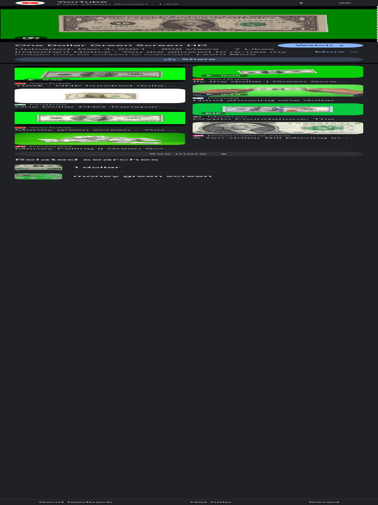 Dollar Green Screen 1$ - Google Search | PDF