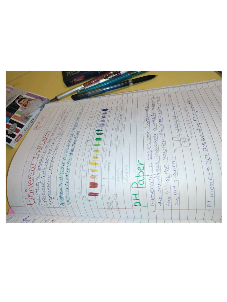 Universal Indicators Personal Notes | PDF