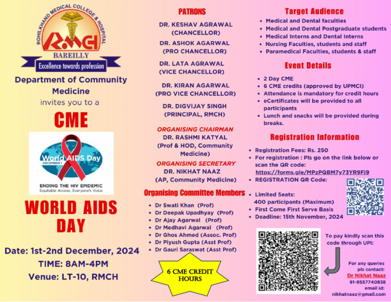 CME On HIV-AIDS Brochure | PDF