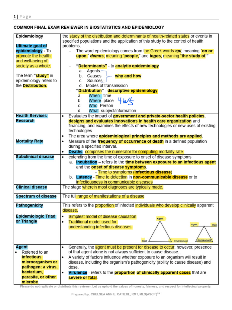 Reviewer in Biostatistics and Epidemiology | PDF | Epidemics | Standard ...