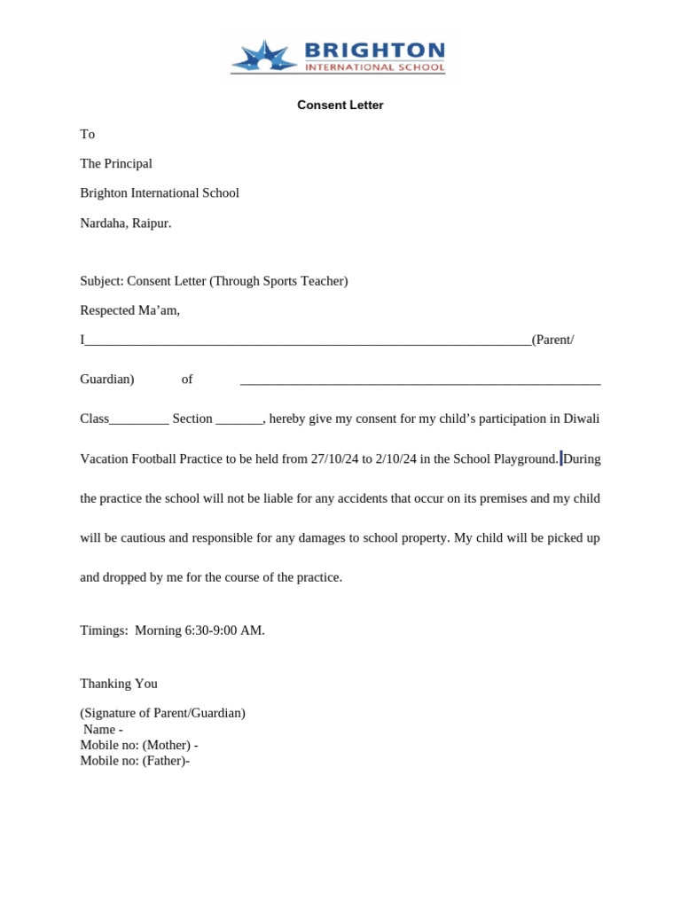 Consent Letter-1-1 | PDF