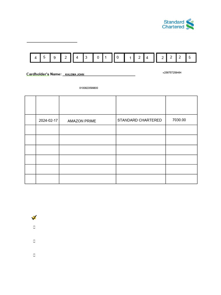 Amended Visa Card Dispute Form | PDF | Money | Banking