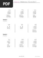 Exercices de Maths 5ème avec Corrigés | PDF | Zone | Triangle