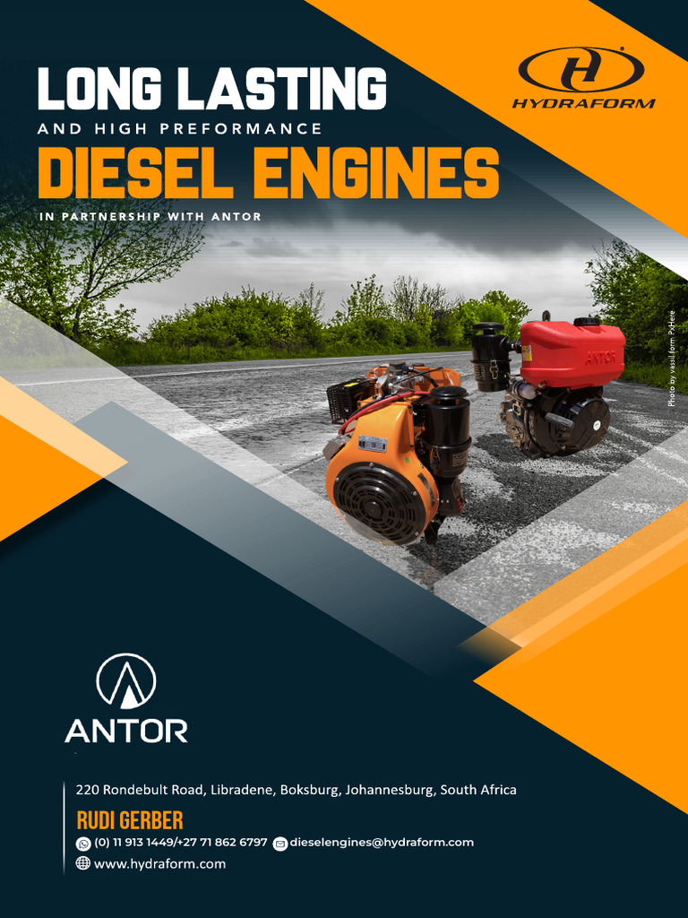 Antor_Engine-brochure | PDF | Diesel Engine | Horsepower