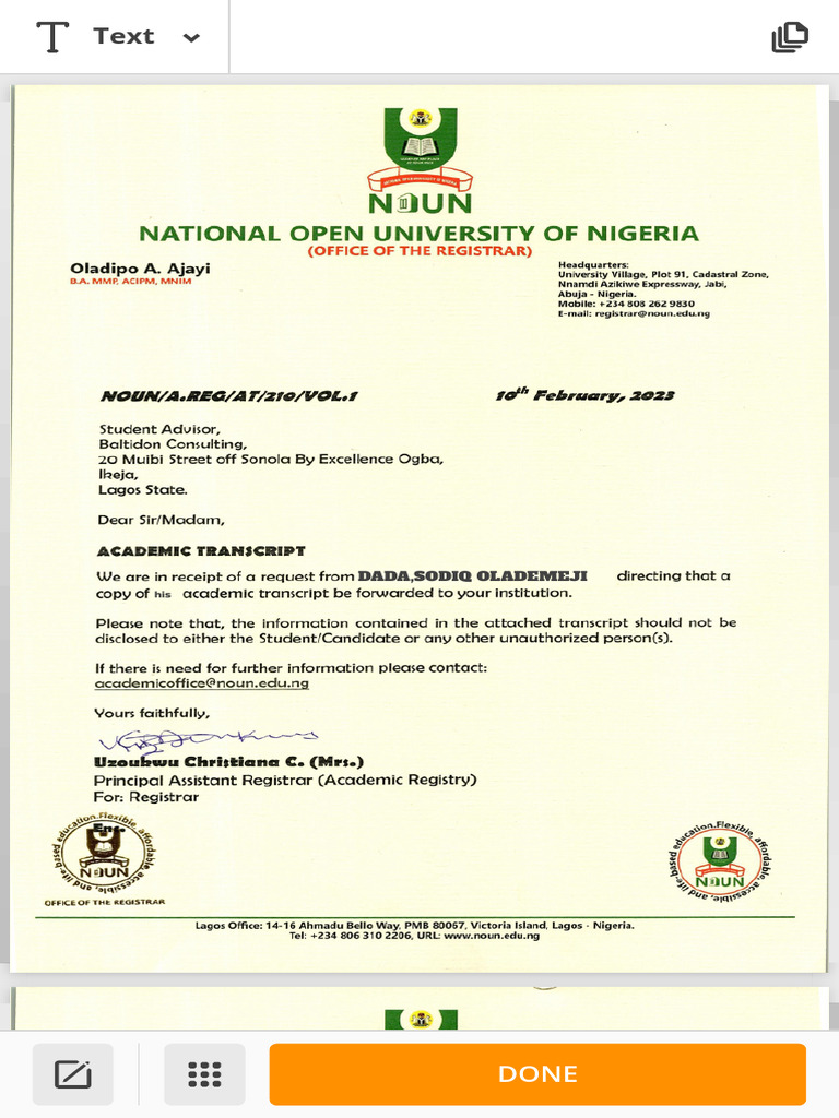 PDFfiller - AKINBAMIJO ESTHER ADEYEMI (2) - Ocr-Ocr | PDF