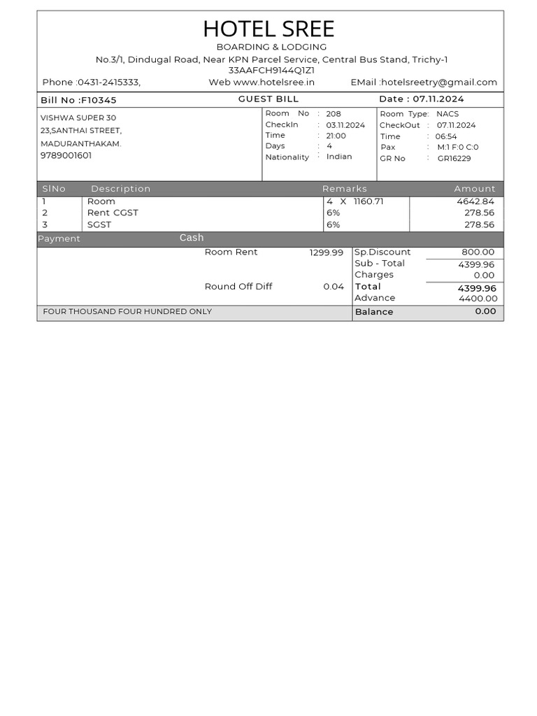 NOV Bill FINAL PDF | PDF