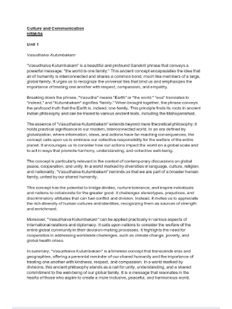Culture and Communication | PDF