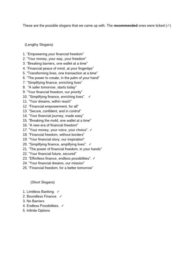 Project - (Slogans) | PDF