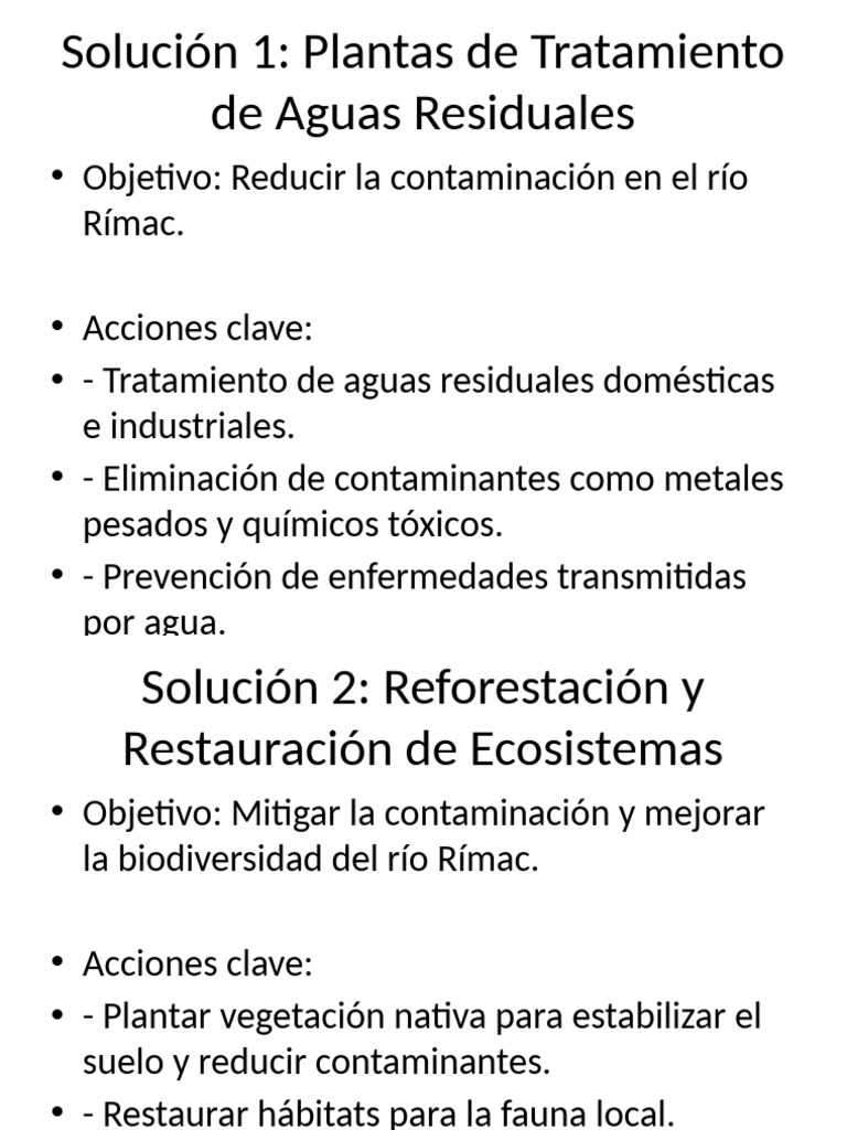 Soluciones Rio Rimac | PDF