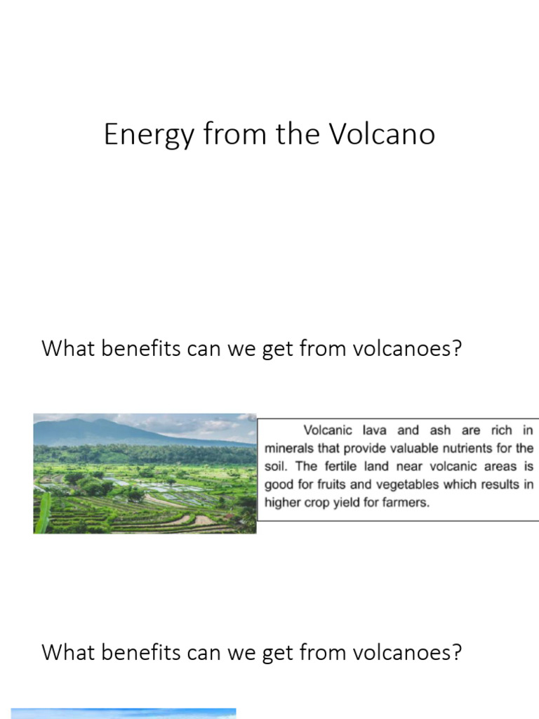 Energy From The Volcano | PDF
