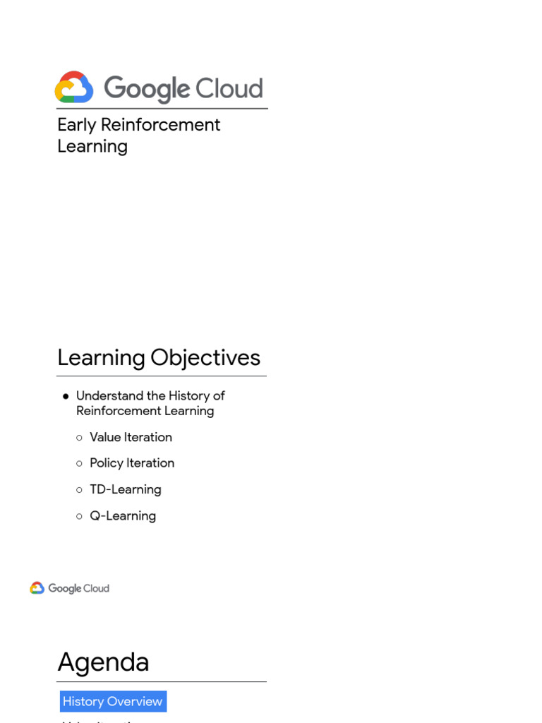 01 Module 1 Early Reinforcement Learning | PDF | Applied Mathematics | Algorithms