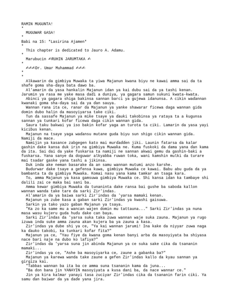 Lasirina Ajamen | PDF