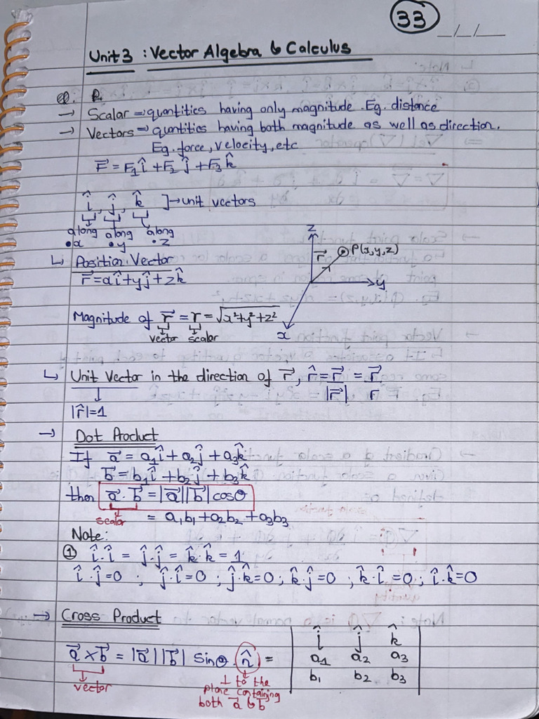 Unit 3 Vector Diff | PDF