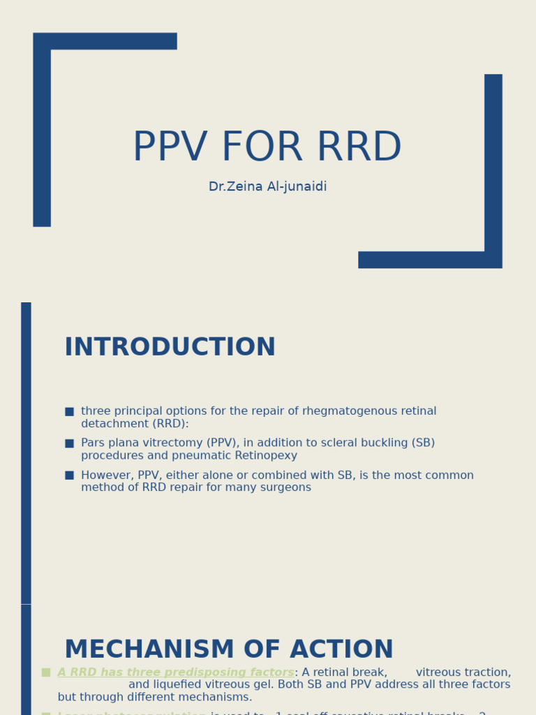 PPV for RRD [Autosaved] | PDF | Human Eye | Eye