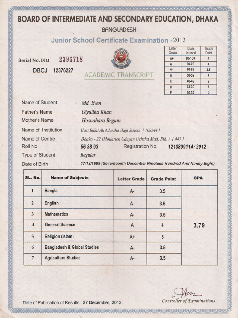 JSC Transcript | PDF