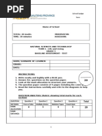 Grade 5 Natural Science Term 1 Exam | PDF | Zoology