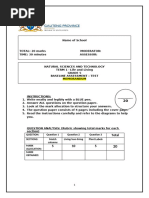 NSTech Grade 5 Term 1 Practical Task | PDF | Plants | Natural Environment