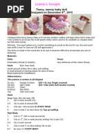 Izzy Doll Pattern | PDF | Knitting | Yarn